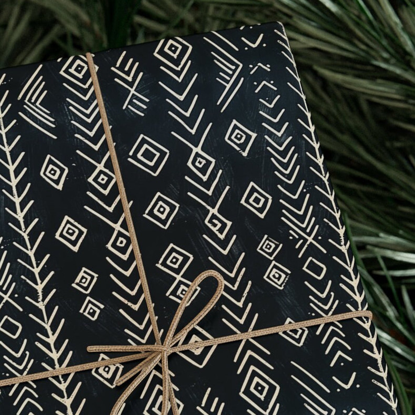 Indigenous Print Wrapping Paper Cultural Pattern Gift Wrap for Unique ...