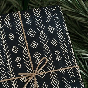 Indigenous Print Wrapping Paper Cultural Pattern Gift Wrap for Unique ...
