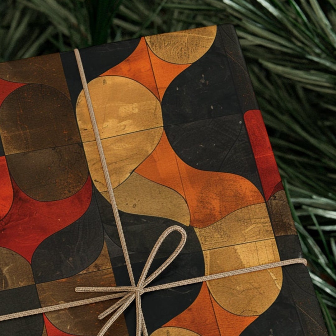 Men's Gift Wrapping Paper Masculine Gift Wrap Abstract Gift Paper ...