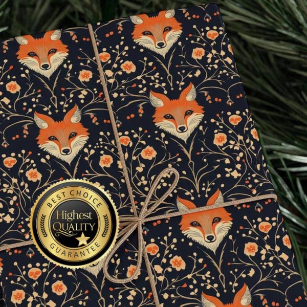 Fox Gift Wrap - 60+ Gift Ideas for 2024