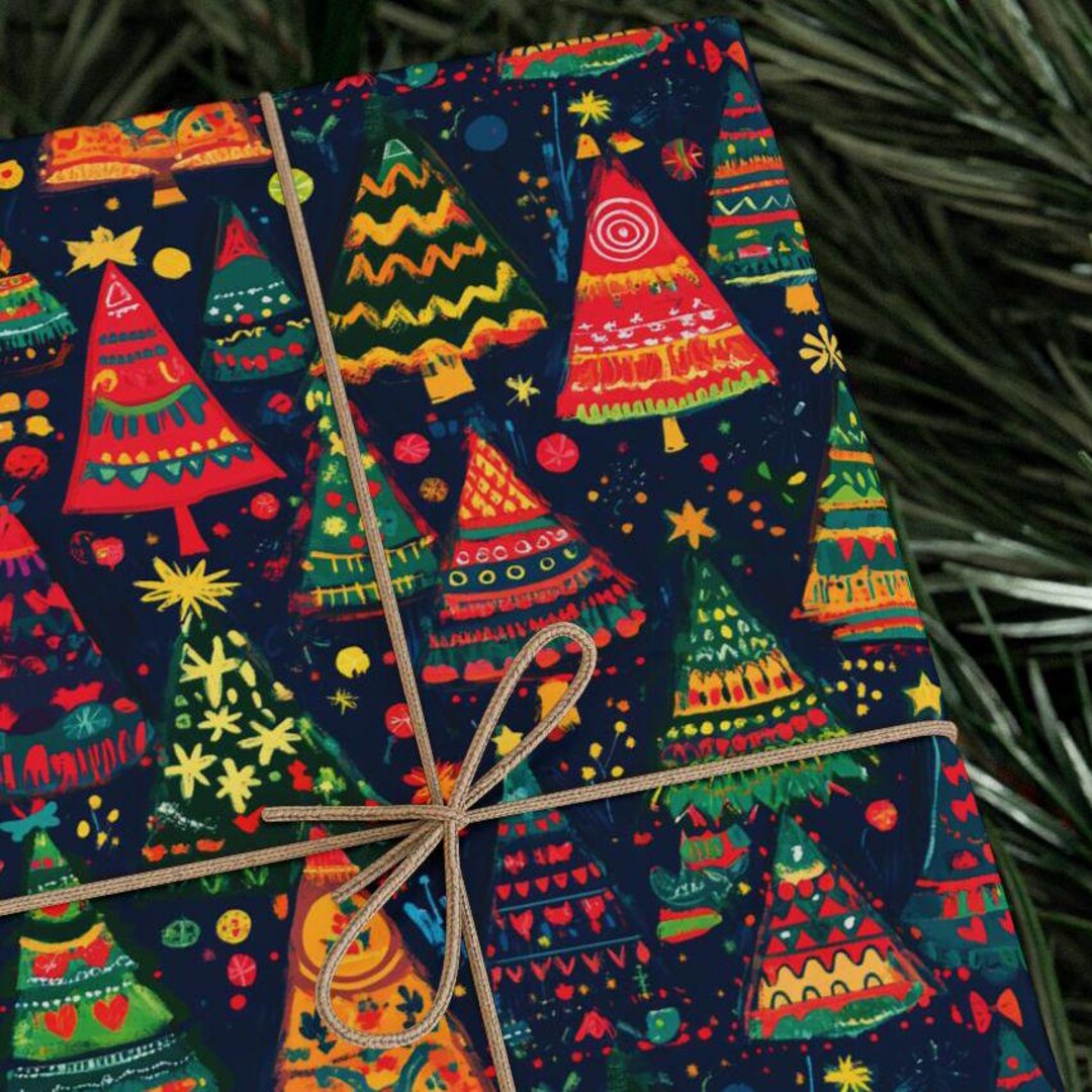 Wrapping Paper Mexican Christmas Wrap Latino Holiday Gift Hispanic Gift ...