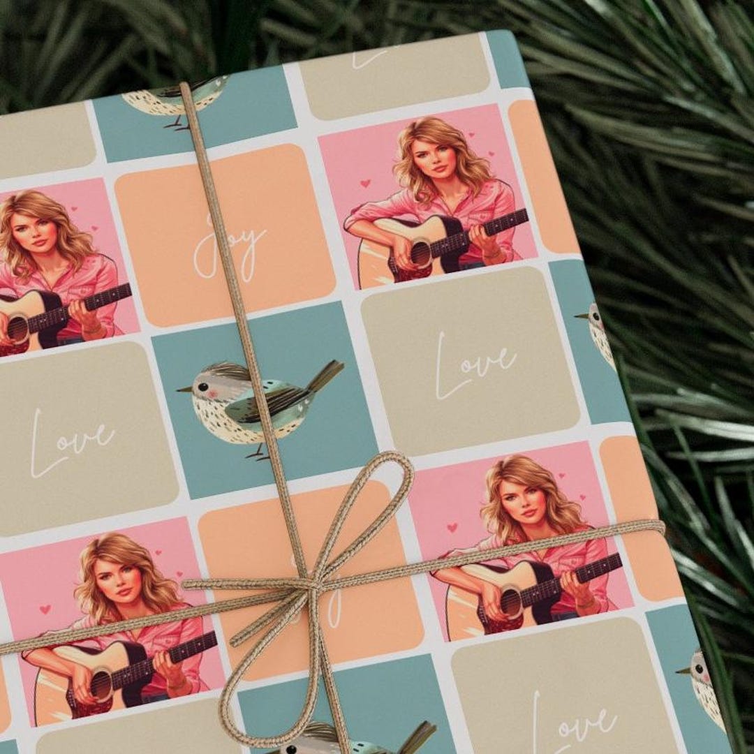 Taylor Swift Wrapping Paper Swift-themed Gift Wrap for Birthdays ...