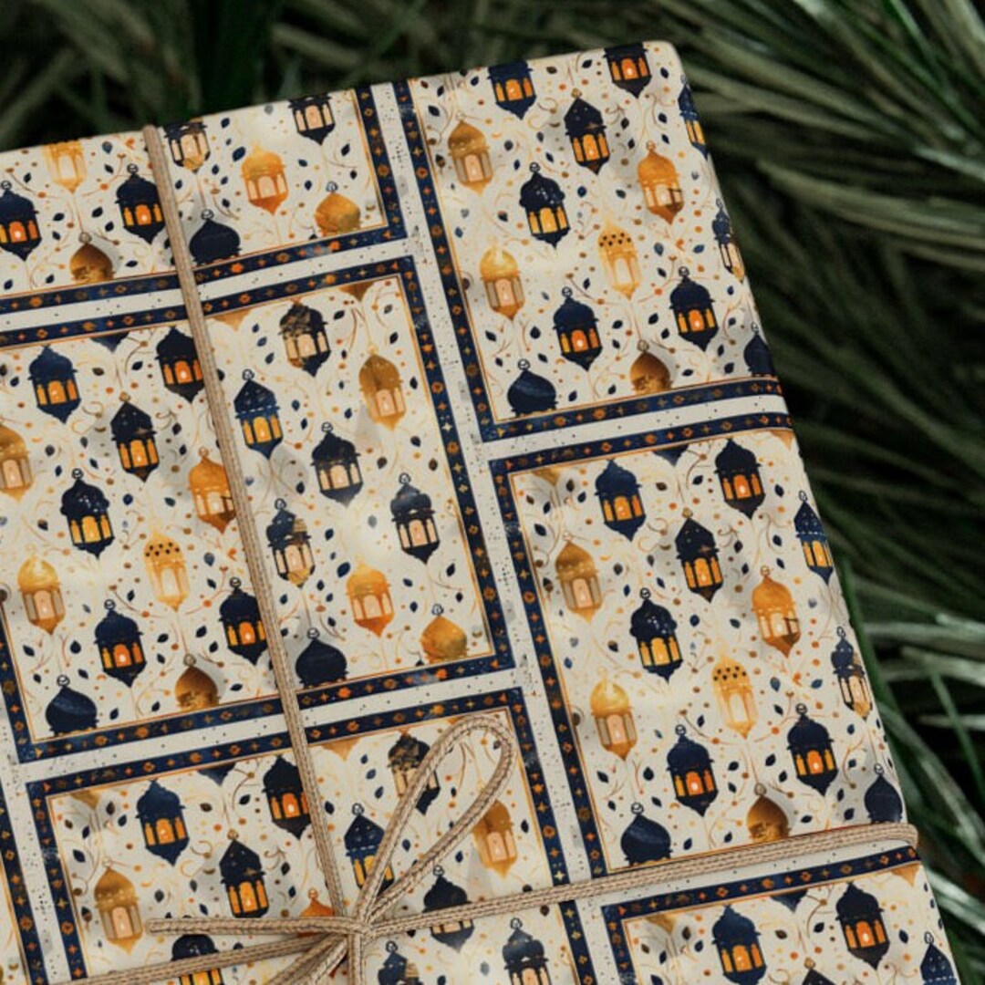 Eid Al-fitr Gift Wrapping Paper Ramadan Gift Wrap Wedding Birthday ...