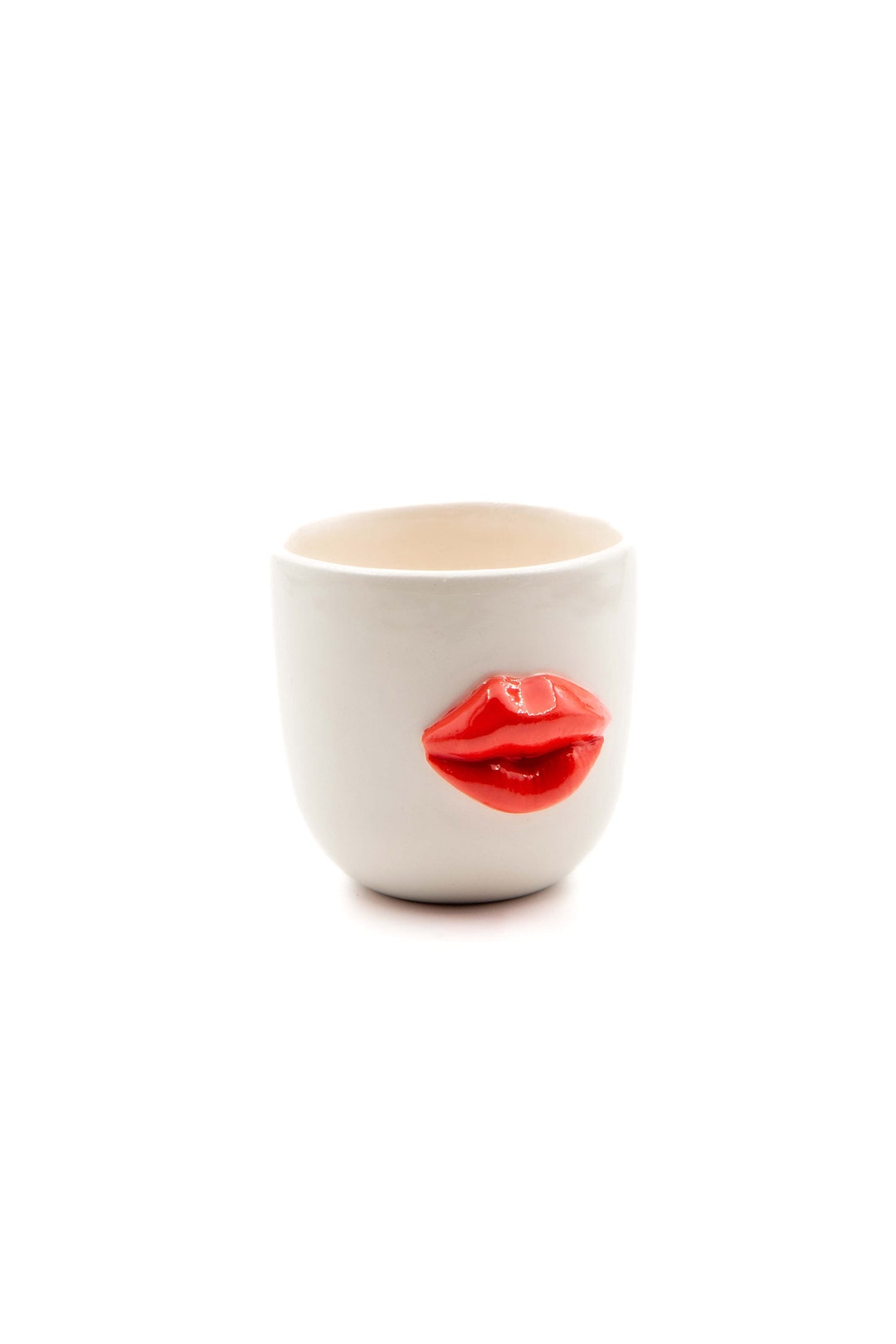 Craft Pasion,pottery Cup,girl Kiss Cup,ceramic Espresso Cup,custom ...