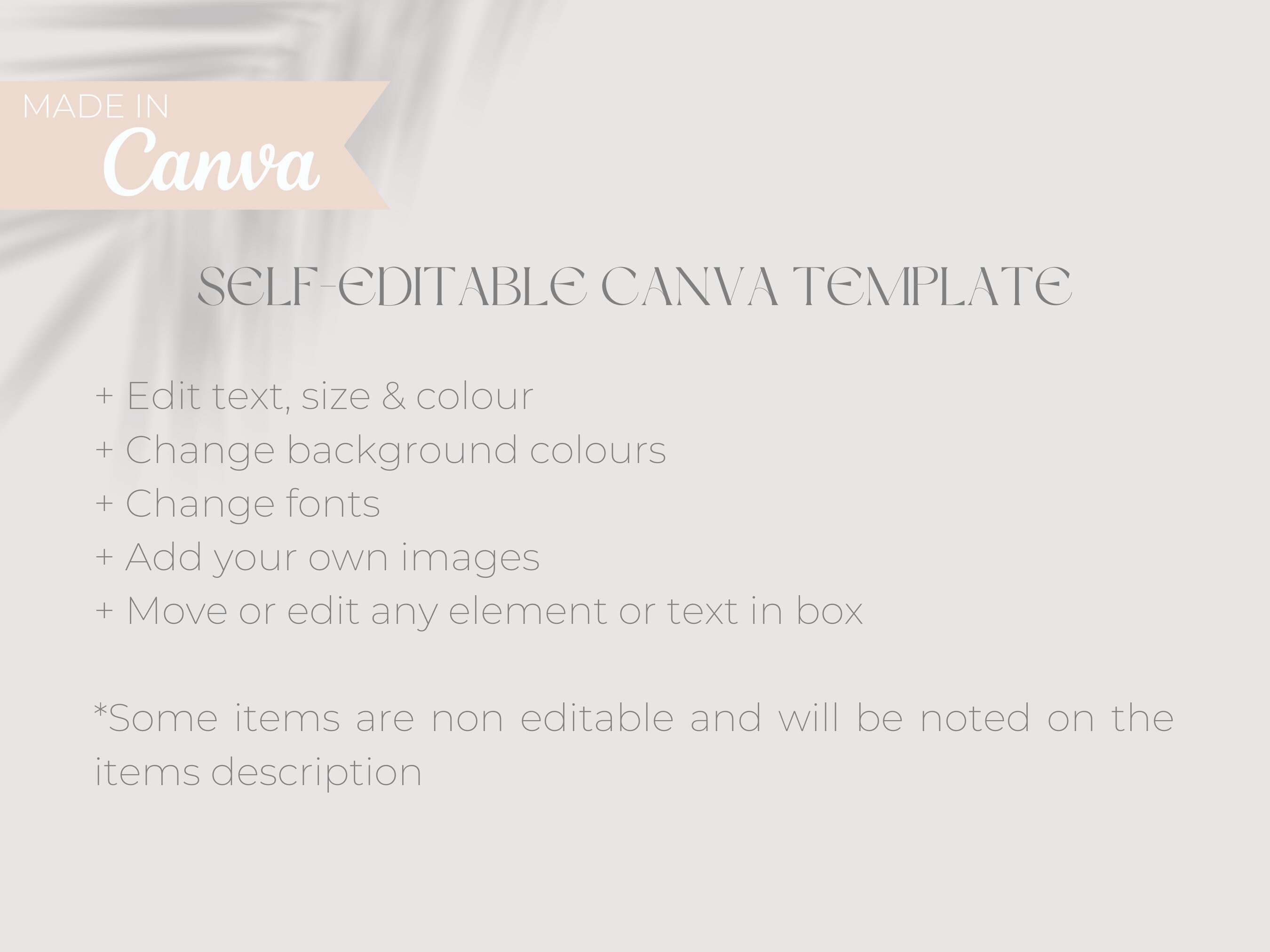 Peach Branding Templates Canva | Logo Kit | Digital Download | Peach ...