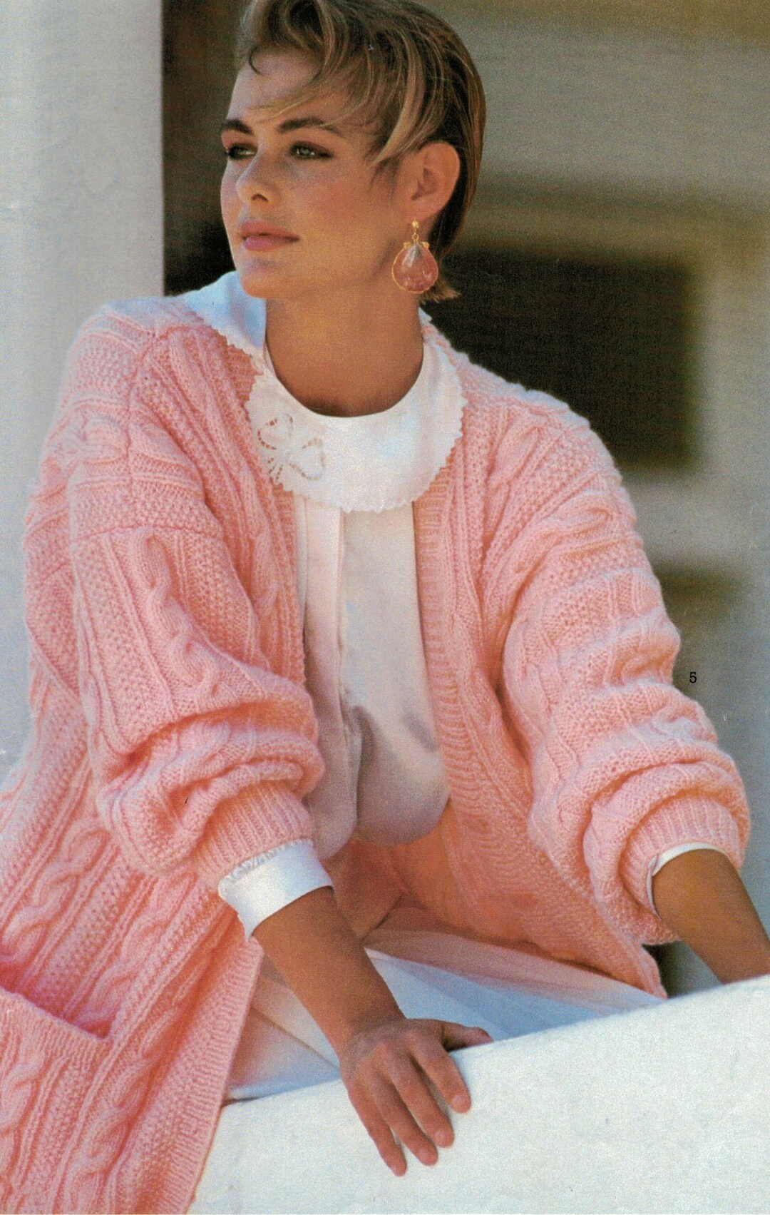 Cable Cardigan Knitting Pattern PDF - Etsy