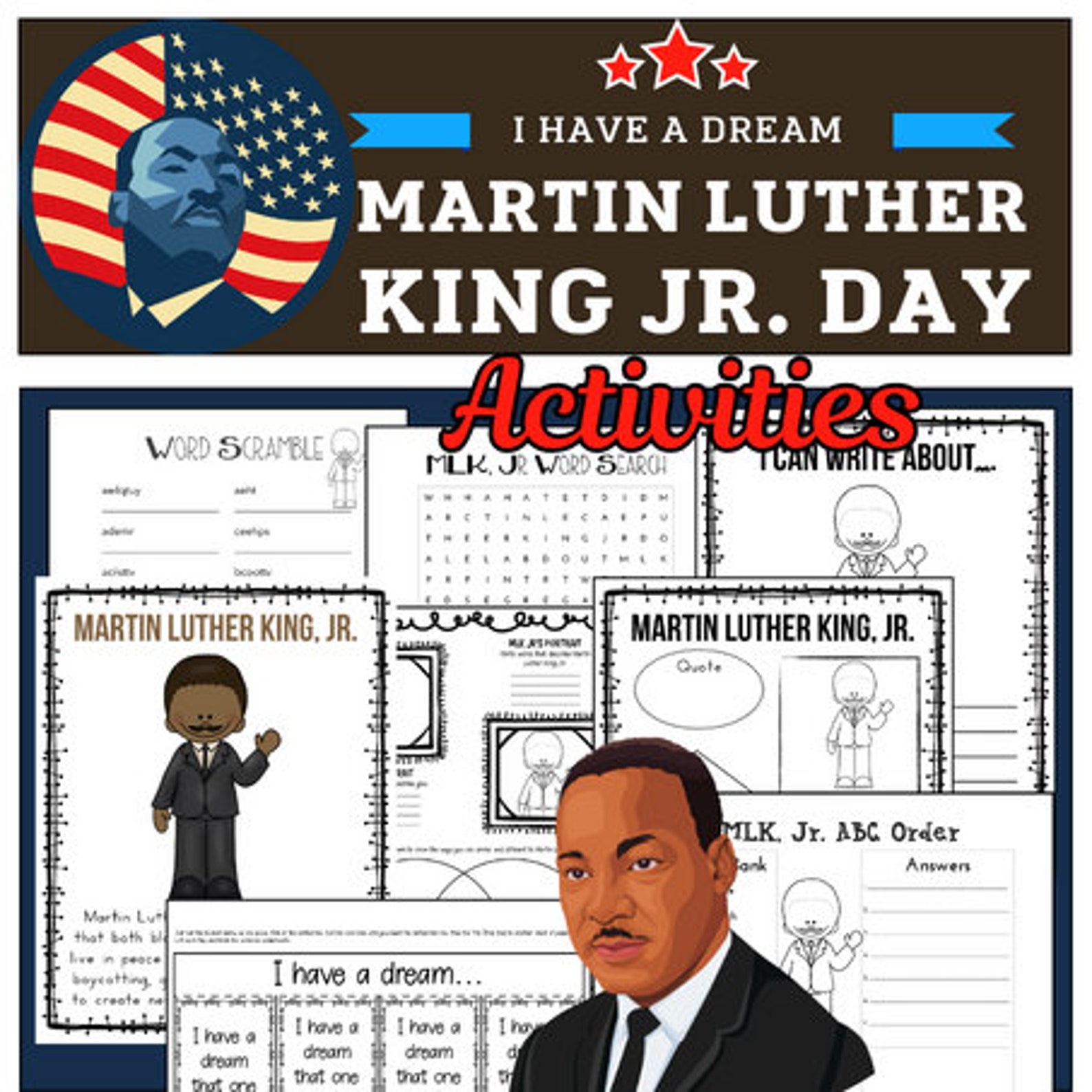Martin Luther King Jr. Activities Packet for Understanding and ...