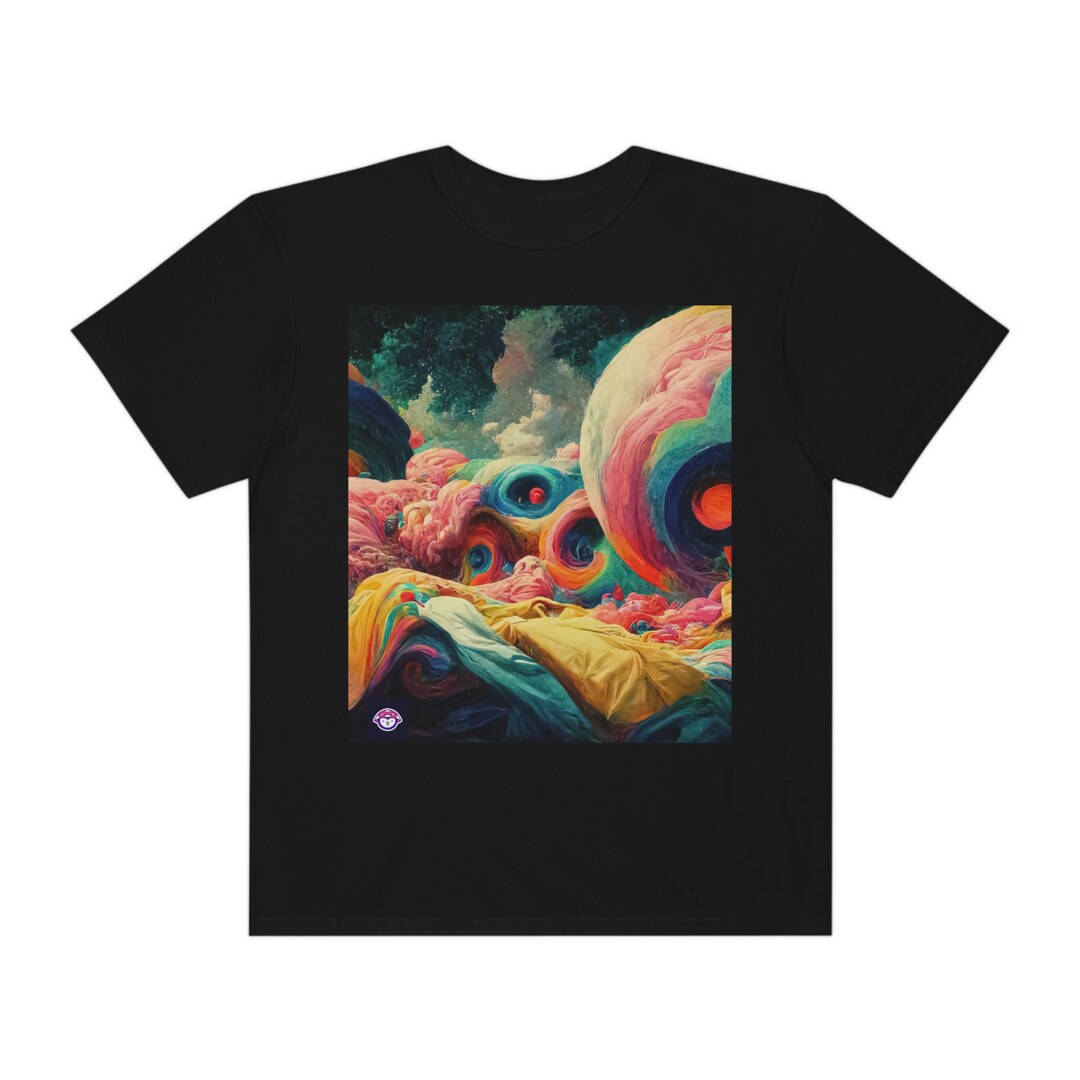 Trippy Penguin Unisex Grahpic T-shirt - Etsy