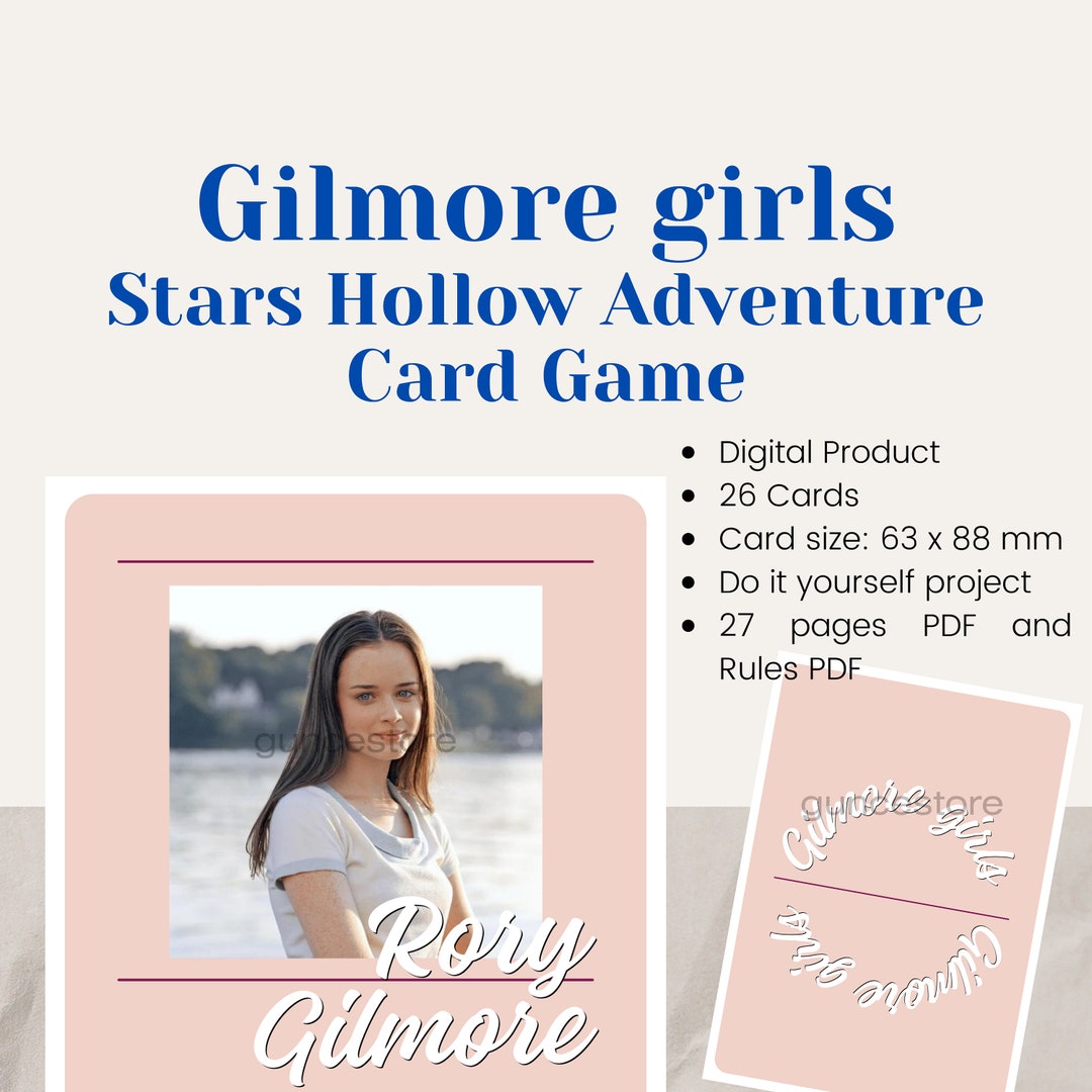 Gilmore Girls Card Game | Stars Hollow Adventure | Rory Lorelai ...