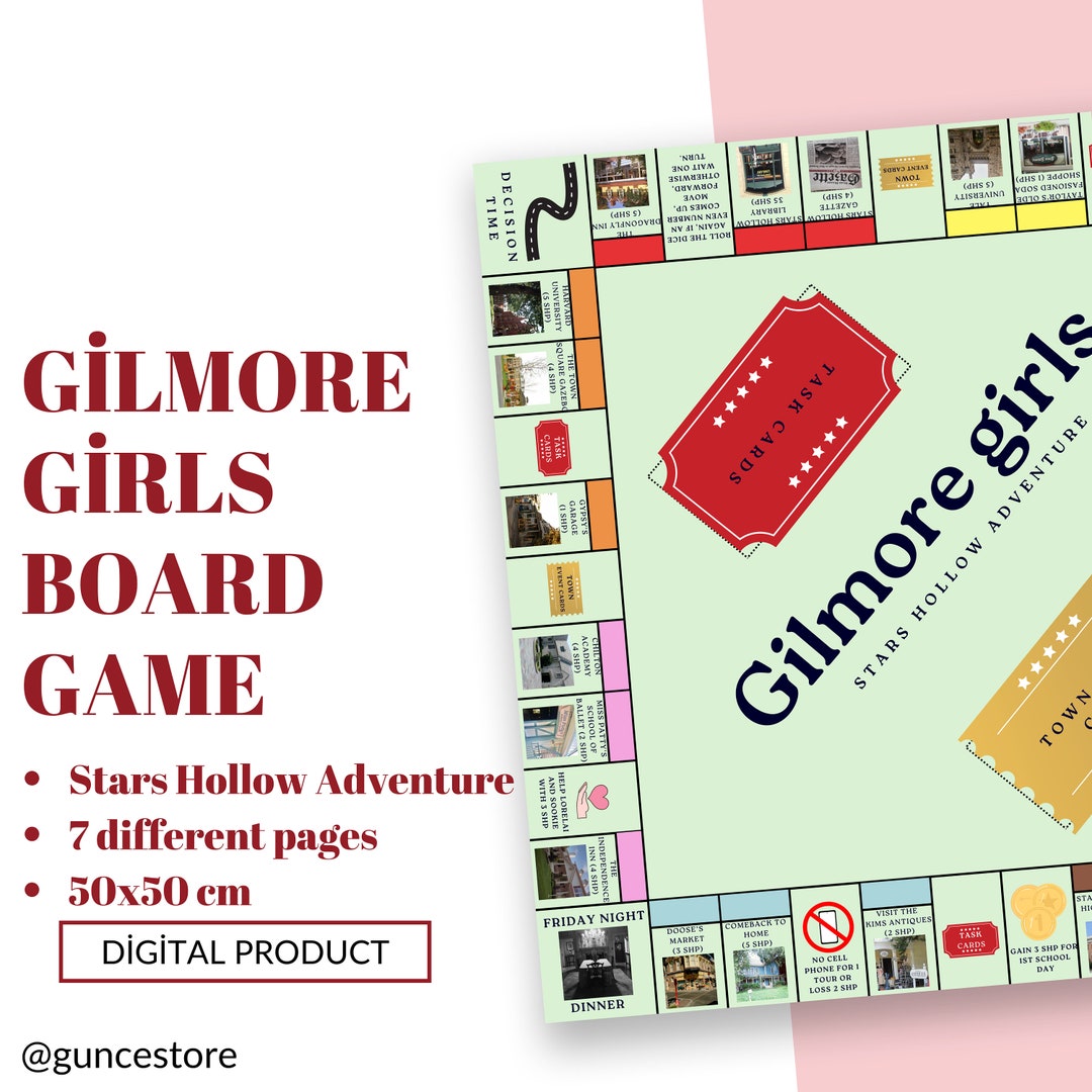 Gilmore Girls Board Game | Stars Hollow Adventure | Rory & Lorelai ...