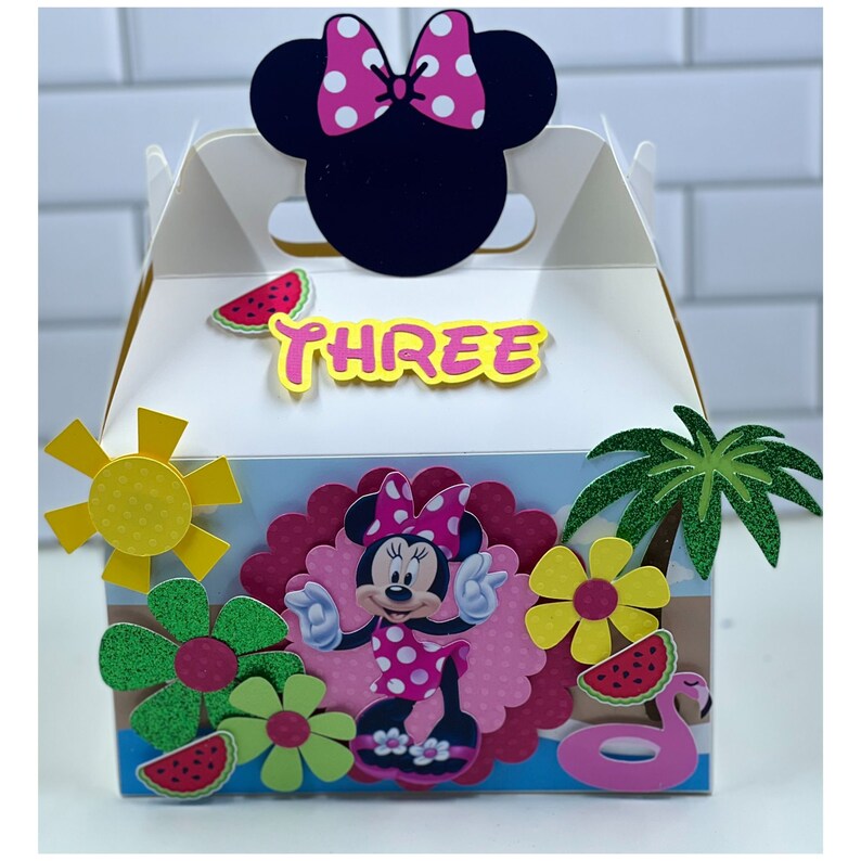 Minnie Mouse Summer Time Gable Box - Etsy