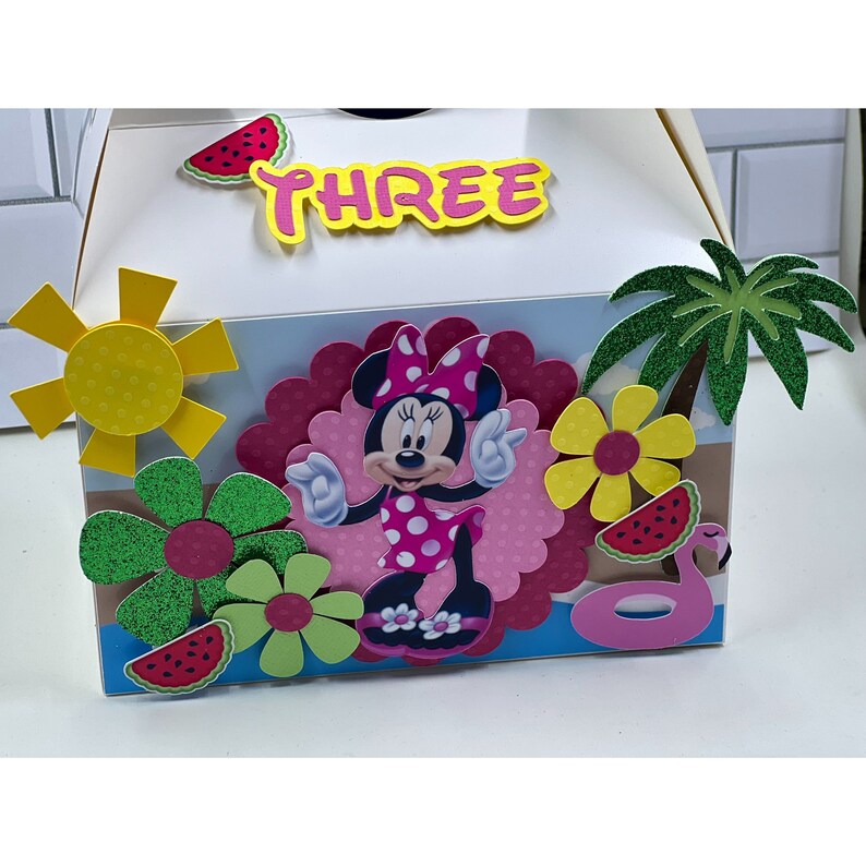 Minnie Mouse Summer Time Gable Box - Etsy