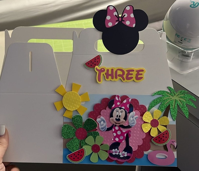 Minnie Mouse Summer Time Gable Box - Etsy