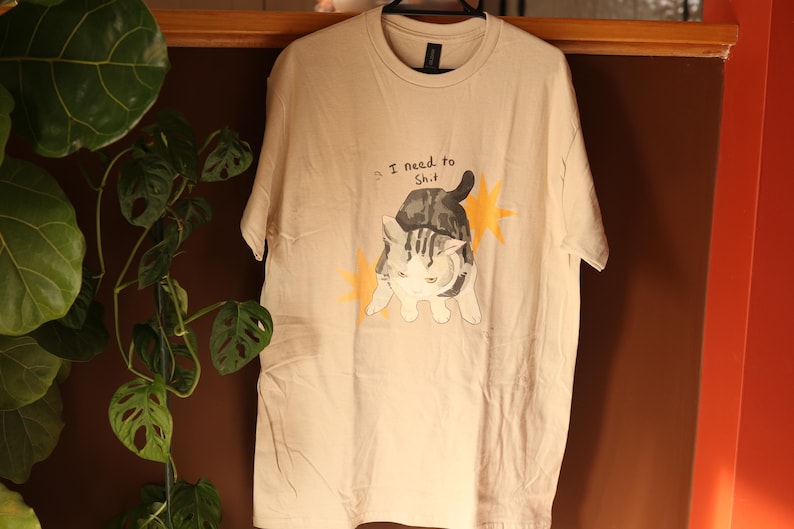 I Need to Shit - Cat T-shirts - Etsy Australia