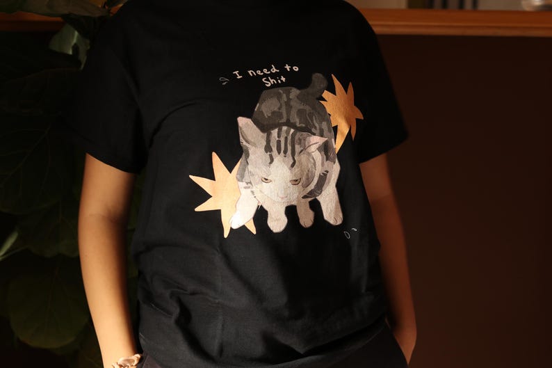 I Need to Shit - Cat T-shirts - Etsy Australia