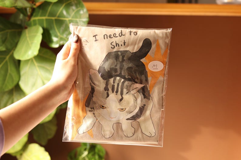 I Need to Shit - Cat T-shirts - Etsy Australia