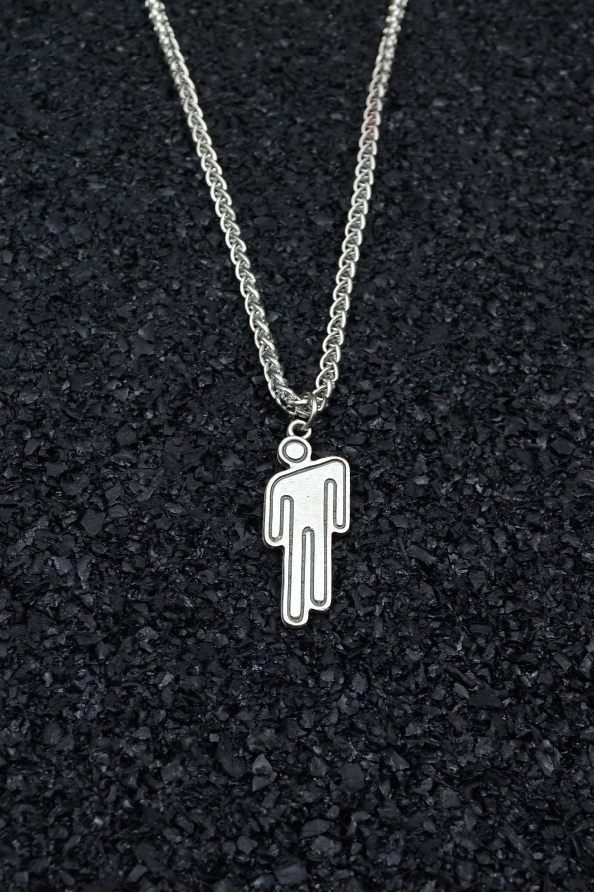Billie Eilish Blohsh & Stickman Antique Silver Plated Men's and Women's ...