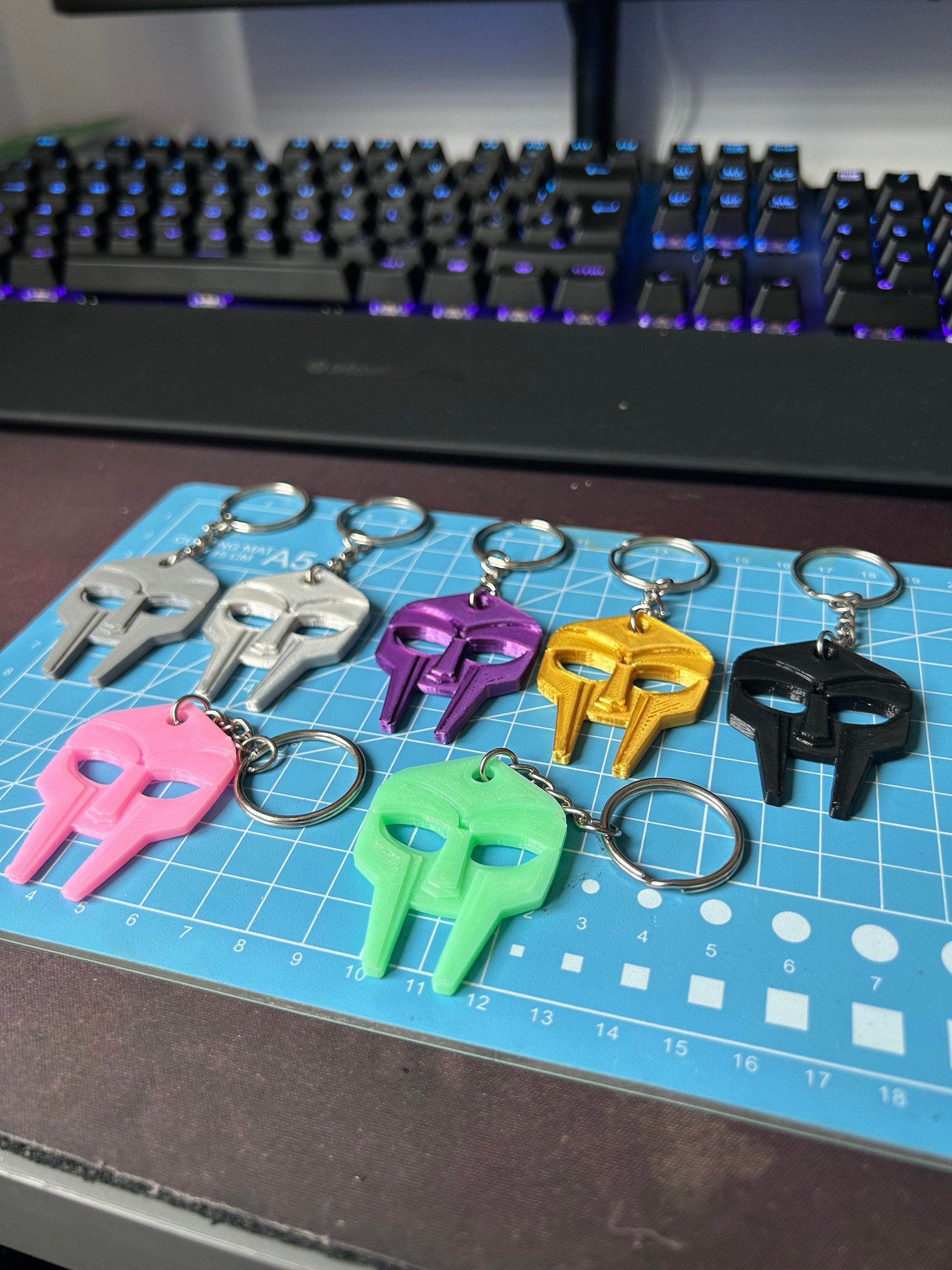 MF DOOM Mask Keyring - Etsy