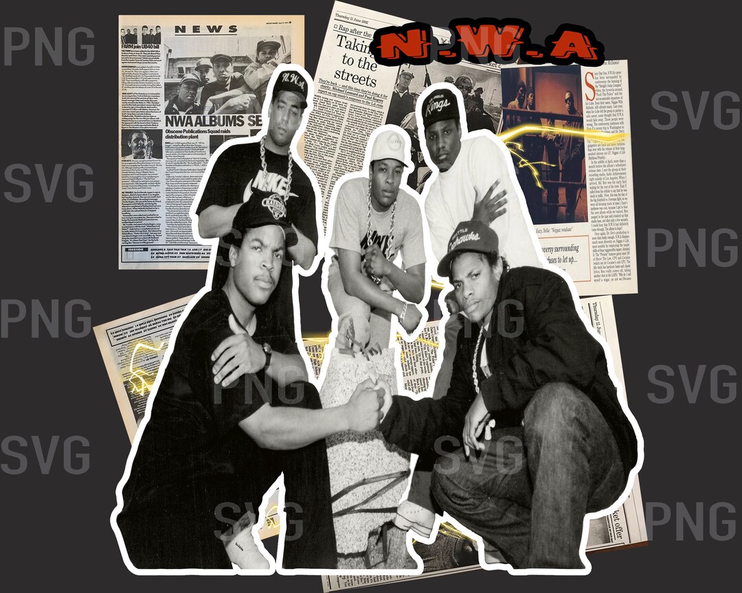 NWA Png Ready to Print Printable Design Hiphop Artist - Etsy Israel