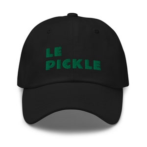 Le Pickle Hat Embroidered Pickles Gifts Pickleball Player Hat Pickle Ball Accessories Sports Cap ...