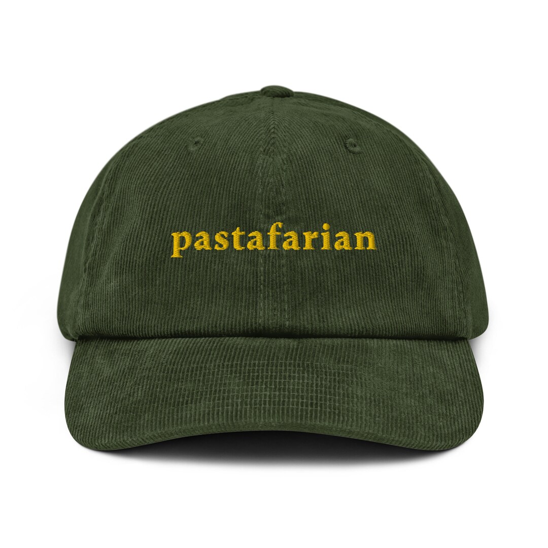 Pastafarian Corduroy Hat, Pasta Gifts, Italian Pasta, Pasta Lover ...