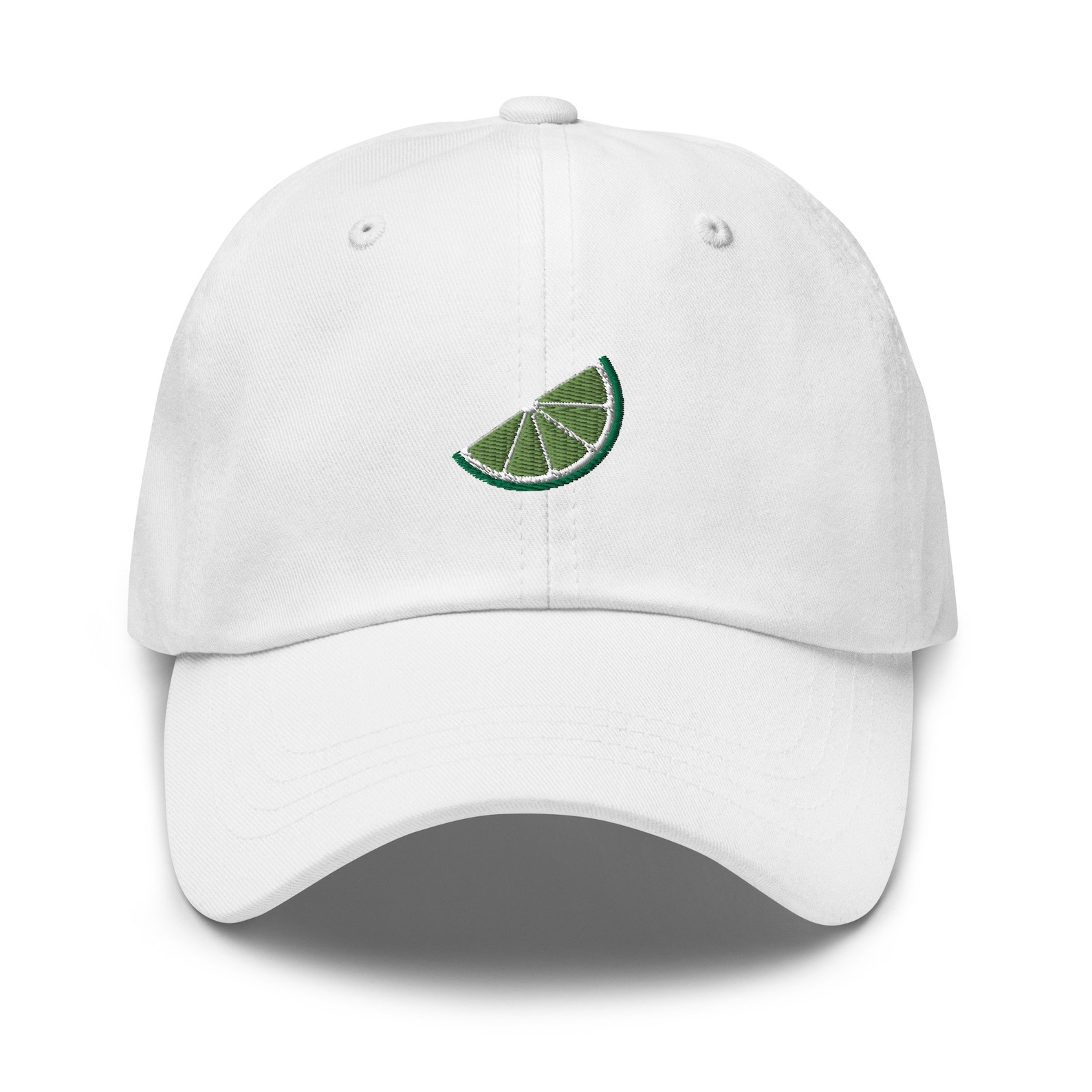 Lime Hat Citrus Fruit Slice Cap Lime Lover Gift Fruit Embroidered Black ...