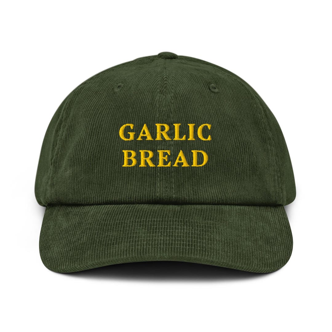 Garlic Bread Hat Embroidered Hat for Food Lovers Funny Hat Gift for ...