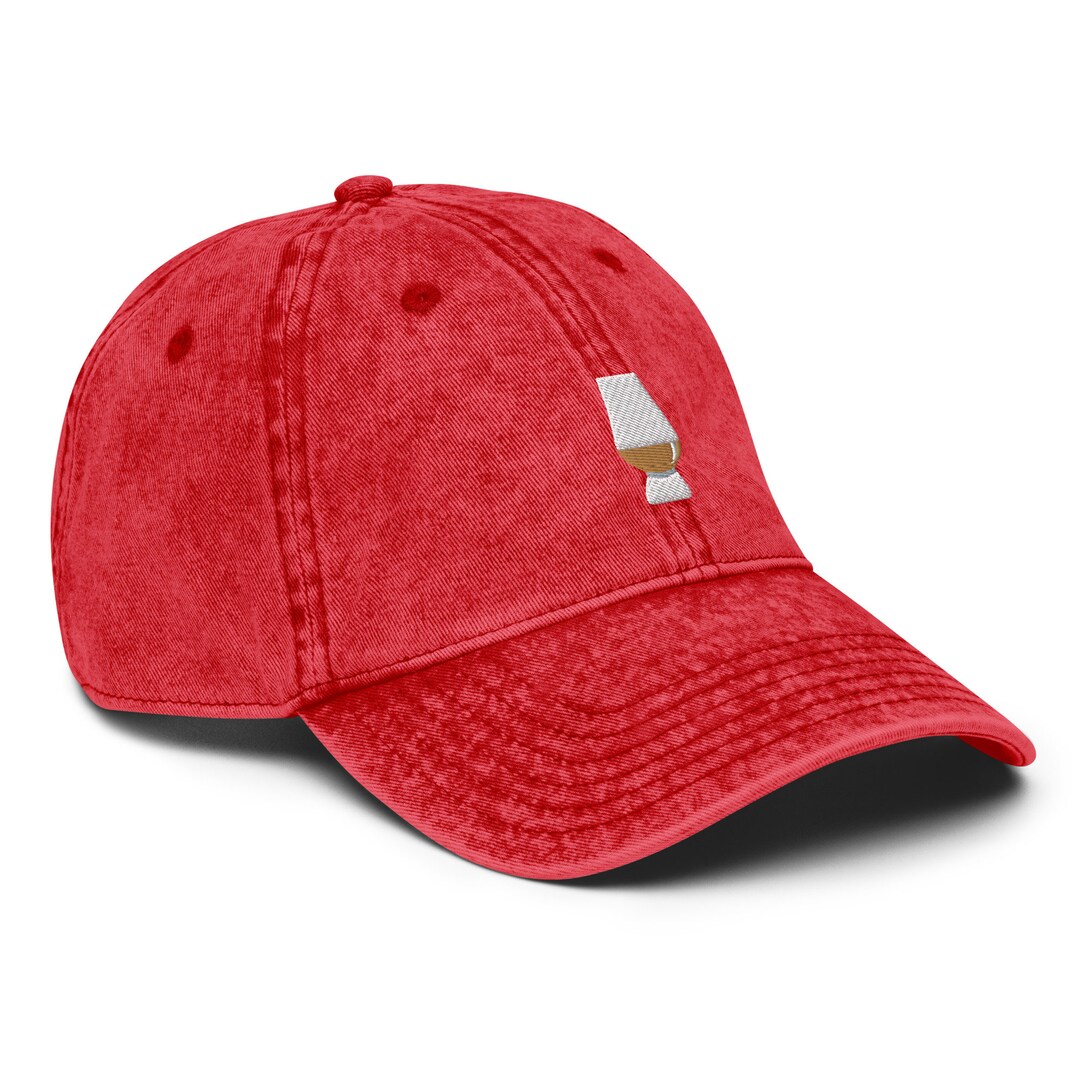Whiskey Dram Glass Vintage Cotton Cap ( MORE COLOURS) Whisky Tasting ...