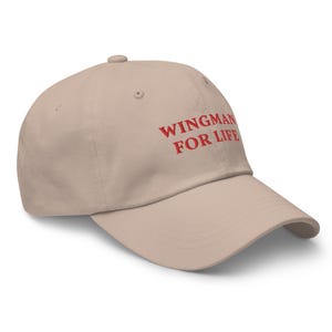 Wingman for Life Embroidered Hat Groomsmen Gift Fun Bachelor Party ...