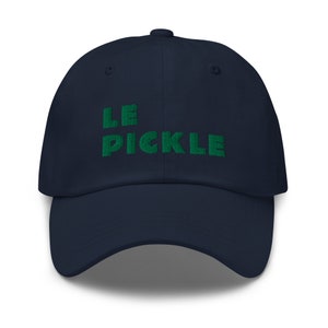 Le Pickle Hat Embroidered Pickles Gifts Pickleball Player Hat Pickle ...