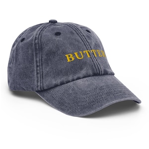 Butter Vintage Hat, French Butter Embroidered Cap, Irish Butter Lover ...