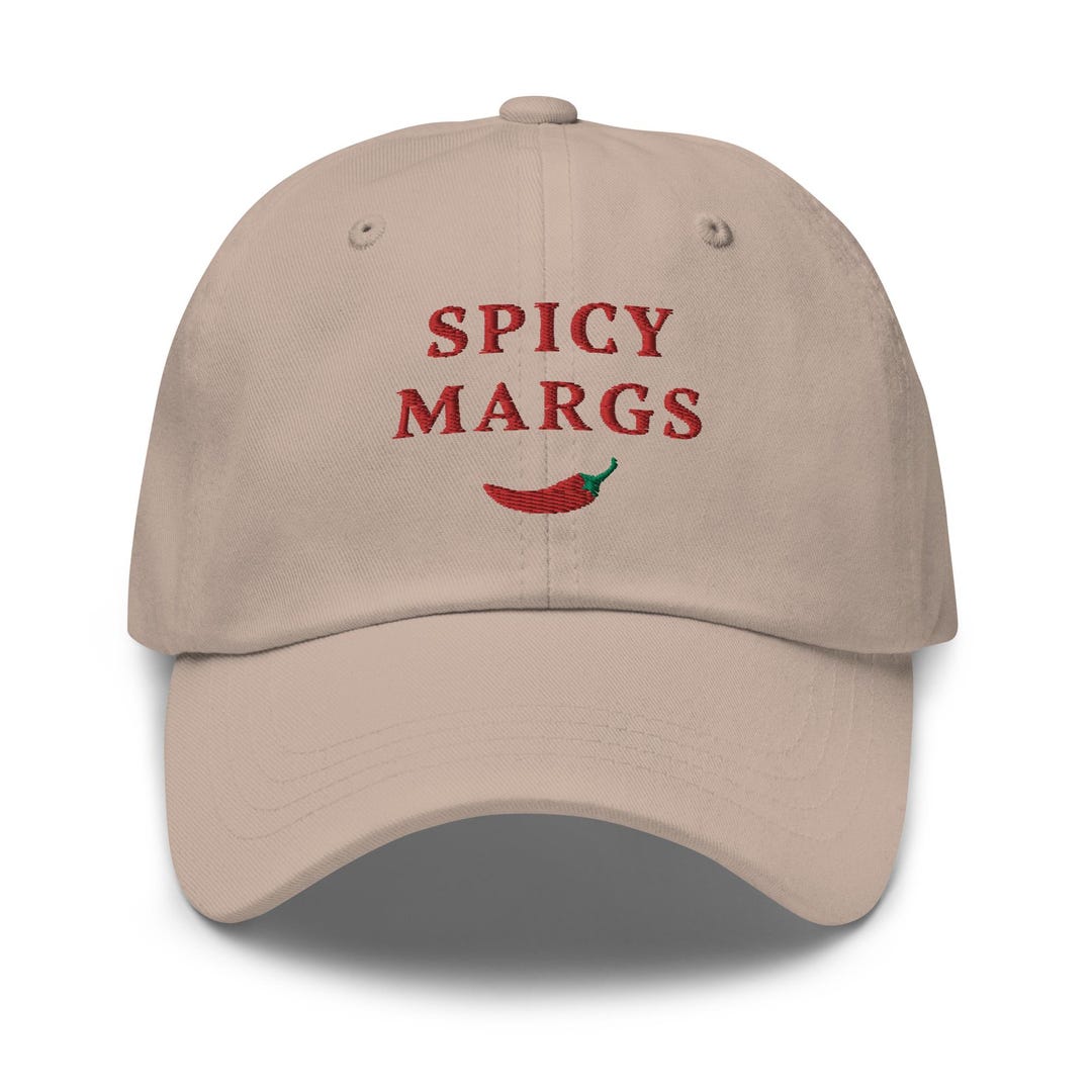 Spicy Margs Hat Tequila Cocktails Chili Margarita Baseball Cap Picante ...
