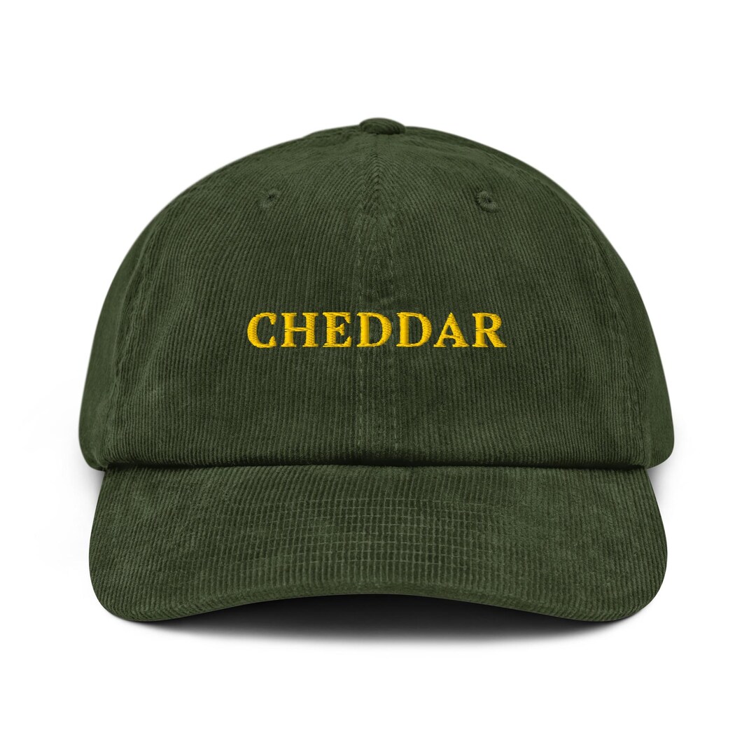 Cheddar Embroidered Hat Funny Cheese Lover Cap Trendy Custom Cheese ...