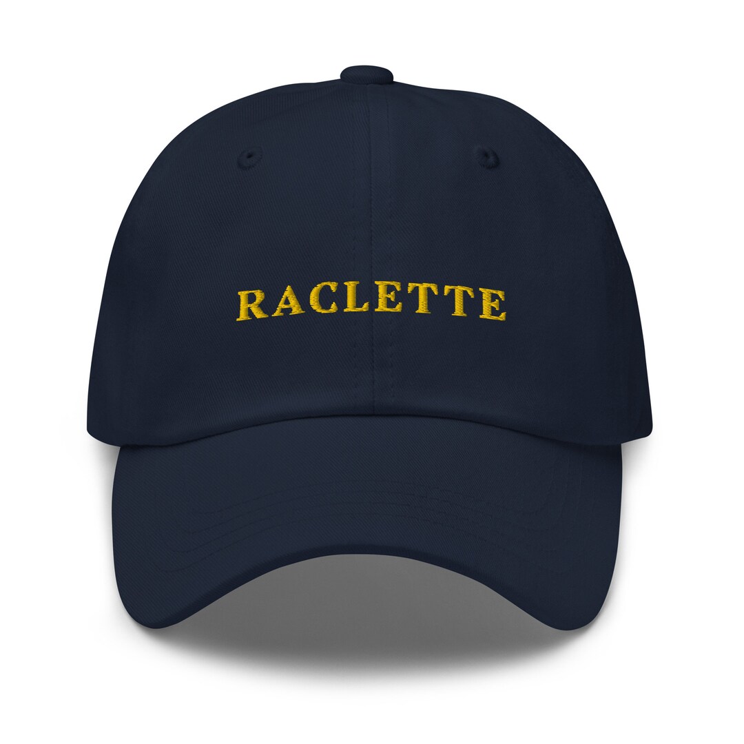 Raclette Cheese Dad Hat Funny Melted Cheese Apres Ski Baseball Cap ...