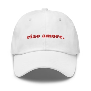 Ciao Amore Hat Italian Cap Italy Gifts Preppy Stuff Amalfi Coast Gifts Capri Summer Italiano Hat ...