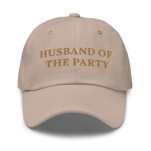 Husband of the Party Hat Funny Bachelorette Cap Hen Do Gifts Groomsman ...