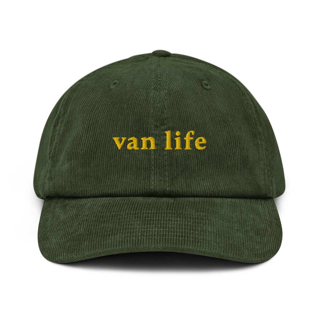 Van Life Corduroy Hat Rock Climbing Cap Adventure Awaits Gorpcore ...