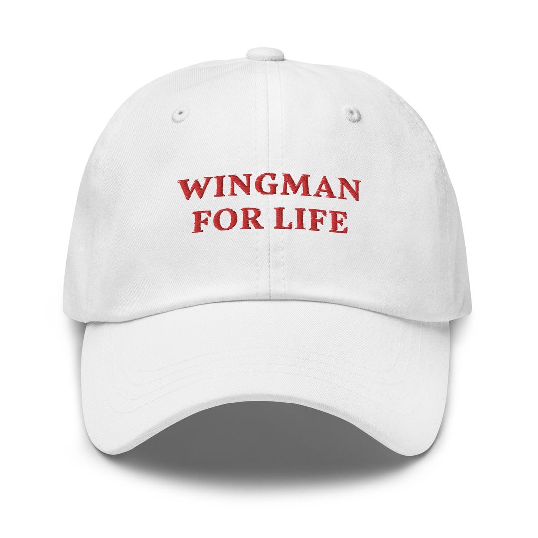 Wingman for Life Embroidered Hat Groomsmen Gift Fun Bachelor Party ...