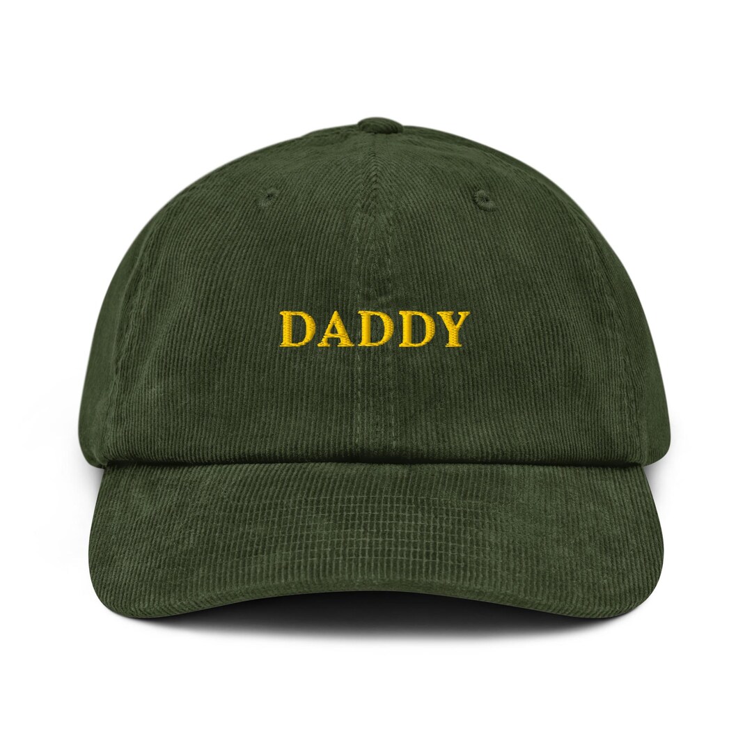 Daddy Hat Embroidered Corduroy Baseball Cap Funny Dad Gift Father’s Day ...