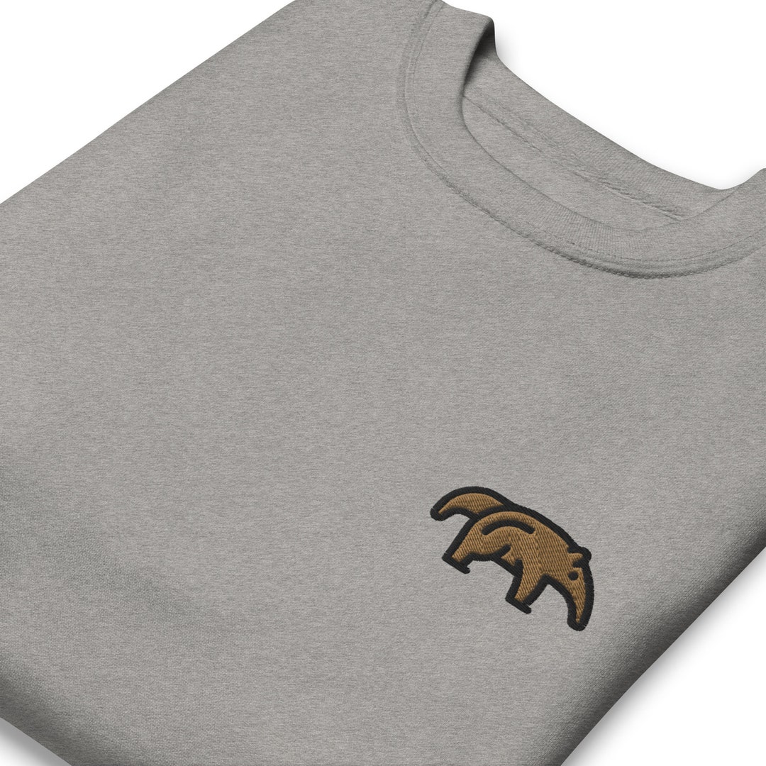Anteater Embroidered Sweatshirt - Cute Animal Jumper - Etsy