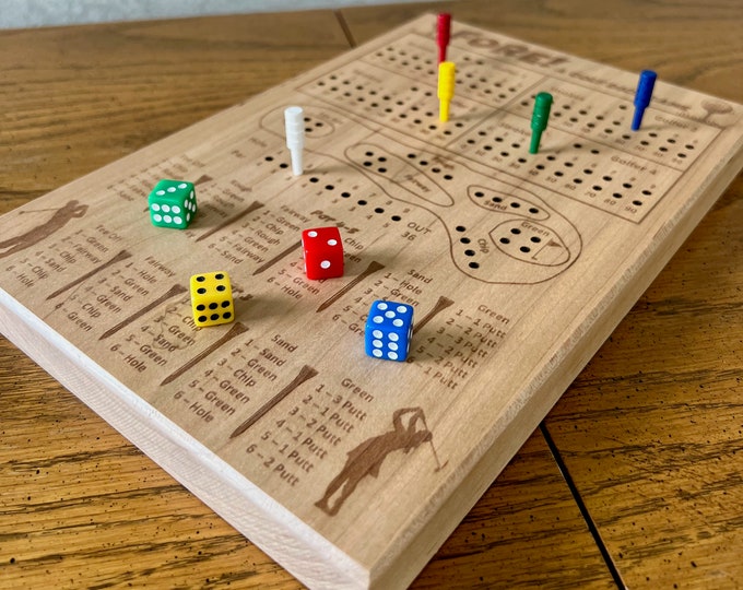 Fore A Golf Dice Game - Etsy
