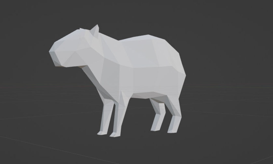 Capybara Papercraft - Etsy