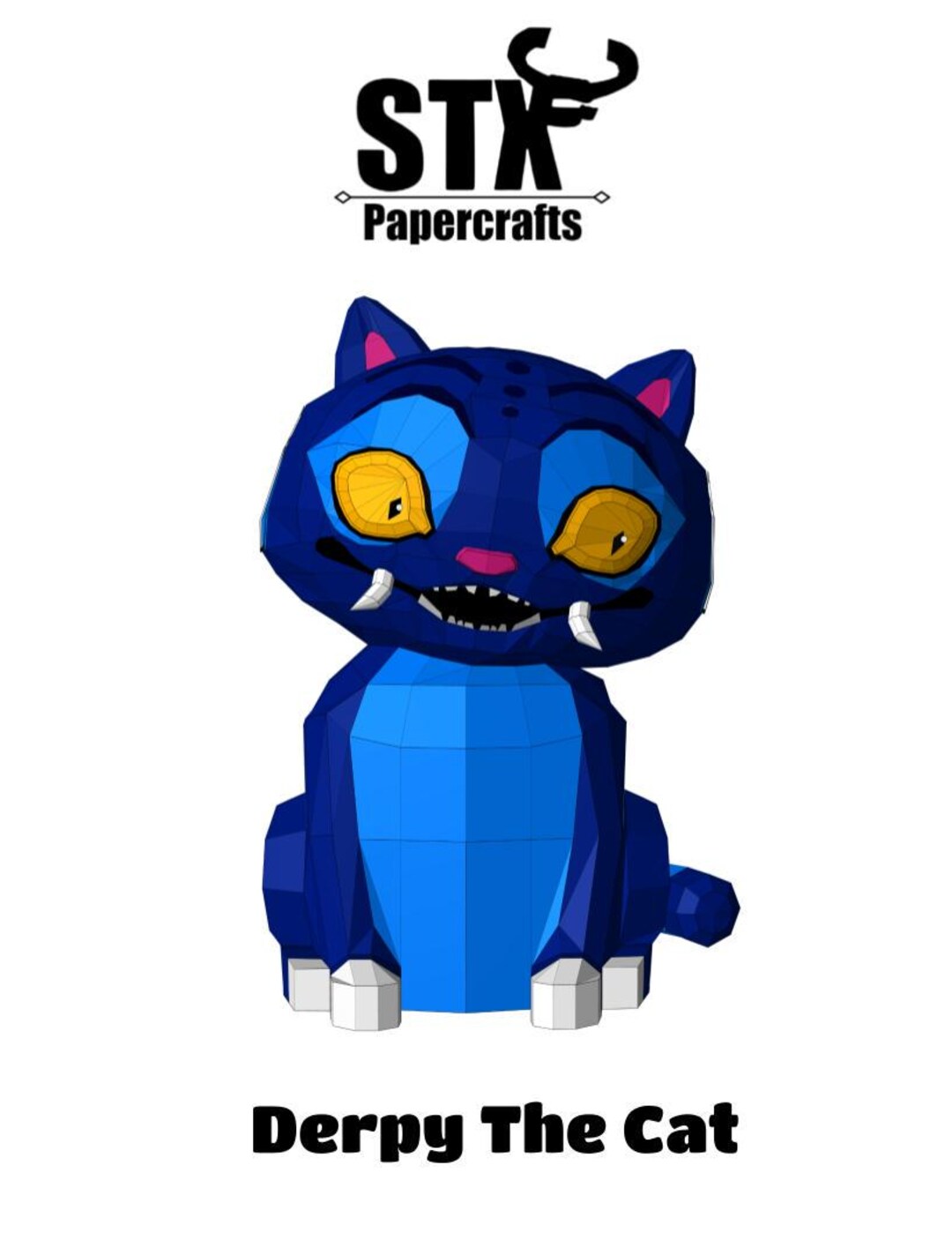 Derpy the Cat Papercraft (k-pop Demon Hunters) - Etsy