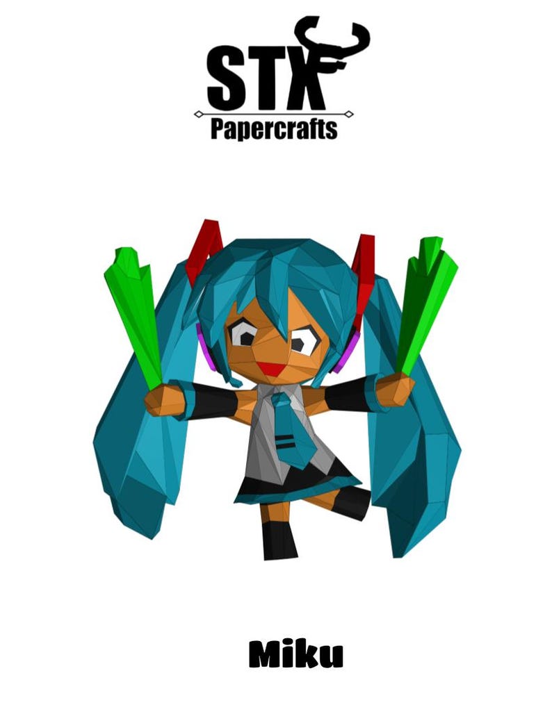 Miku Papercraft - Etsy