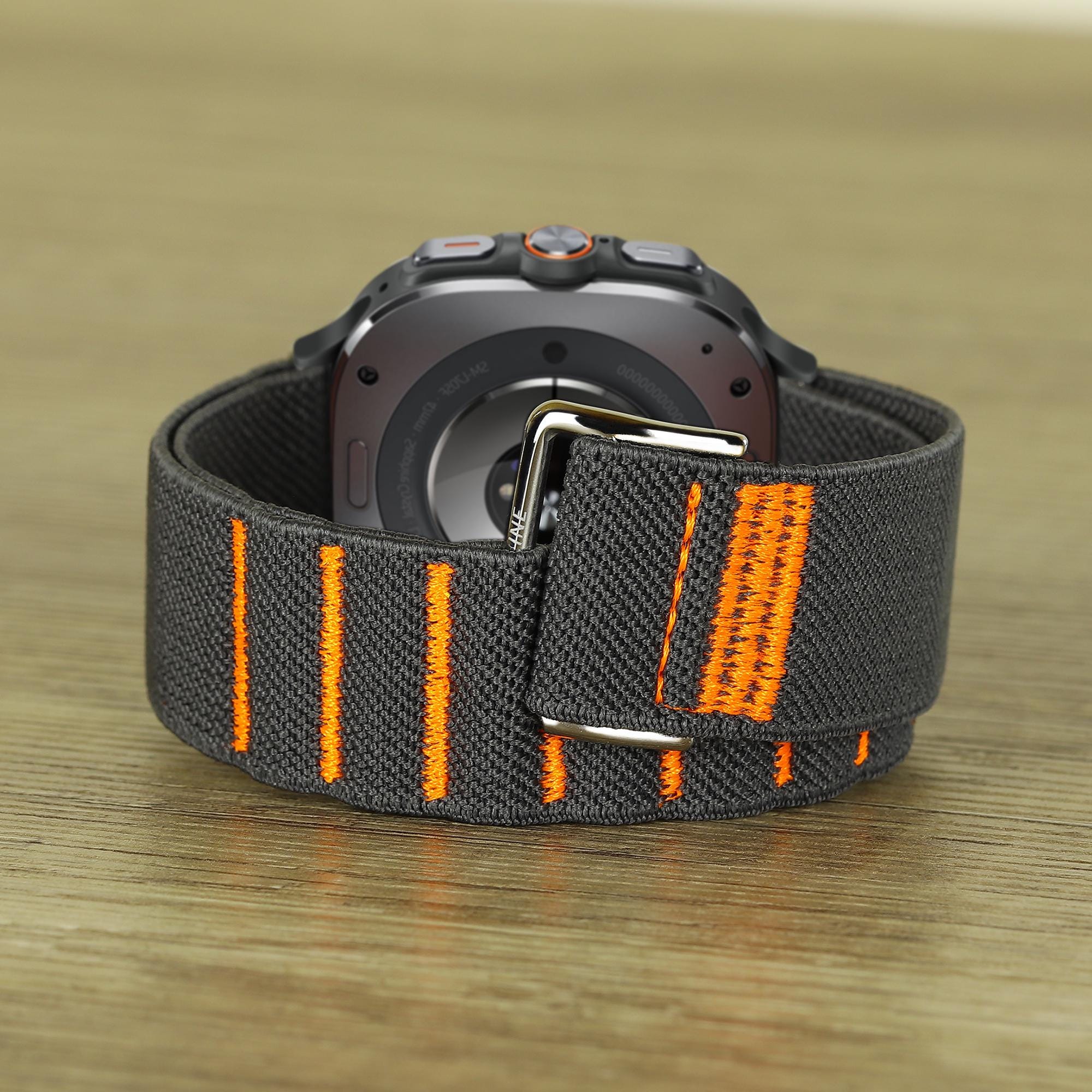 For Samsung Galaxy Watch Ultra 7 Band Adjustable Hook and Slot Elastic ...