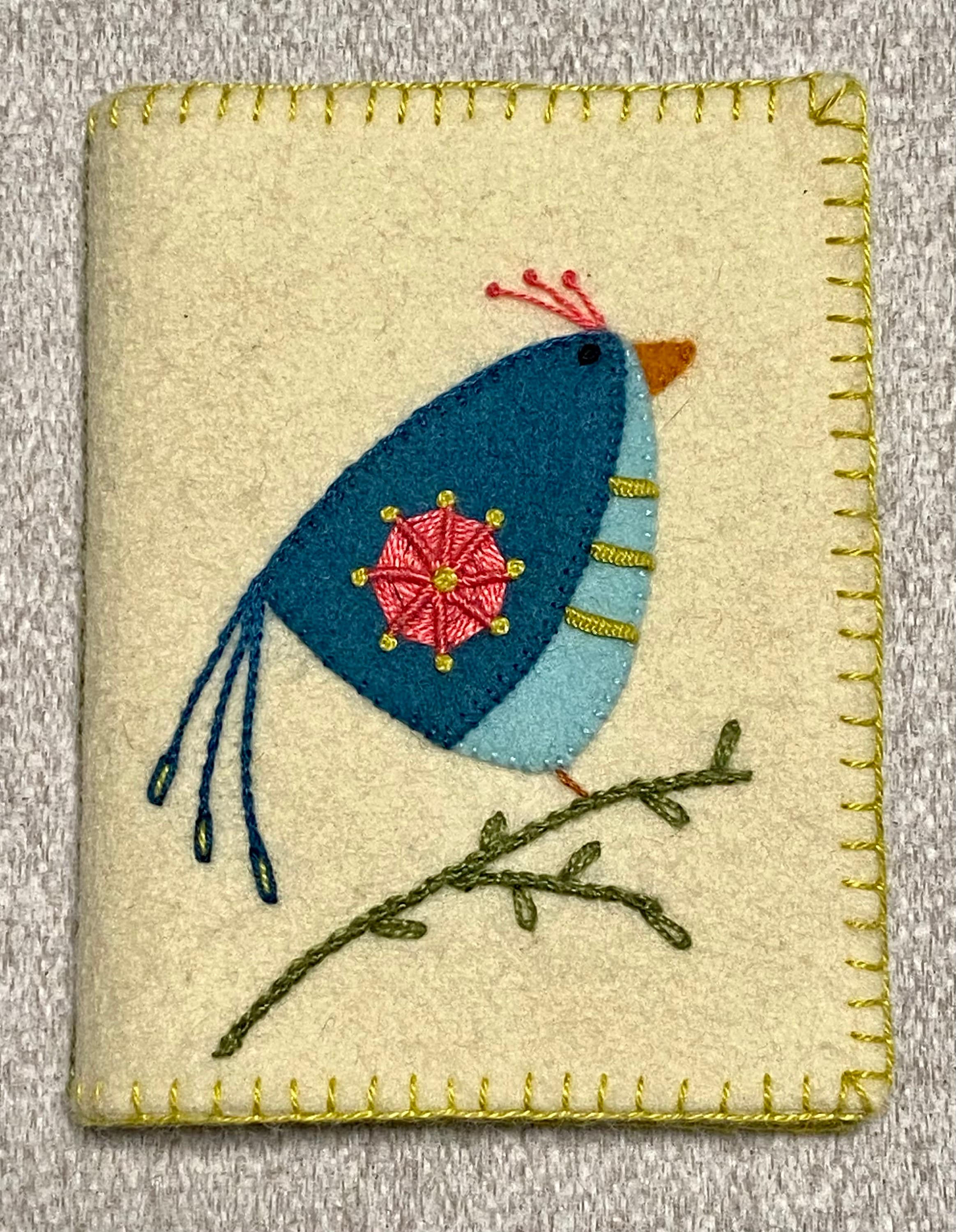 Little Bird Needle Book Kit With Pattern and Materials for Appliqué and ...