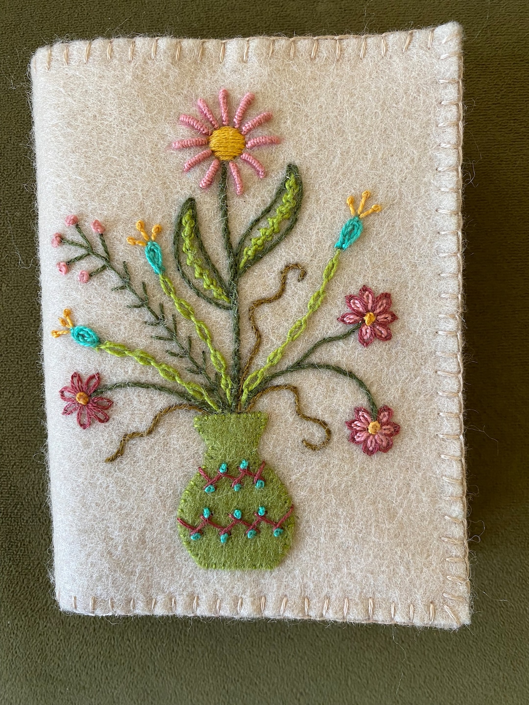 Moira’s Needle Book PDF Pattern for Hand Embroidery on Wool Felt - Etsy