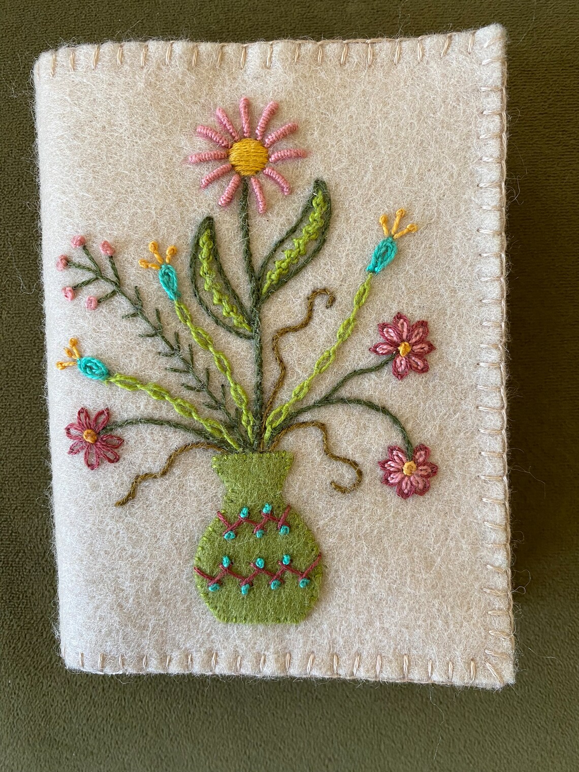 Moira’s Needle Book PDF Pattern for Hand Embroidery on Wool Felt - Etsy