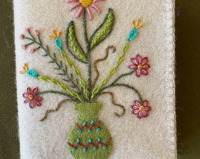 Little Bird Needle Book PDF Pattern for Hand Embroidery on Wool Felt ...
