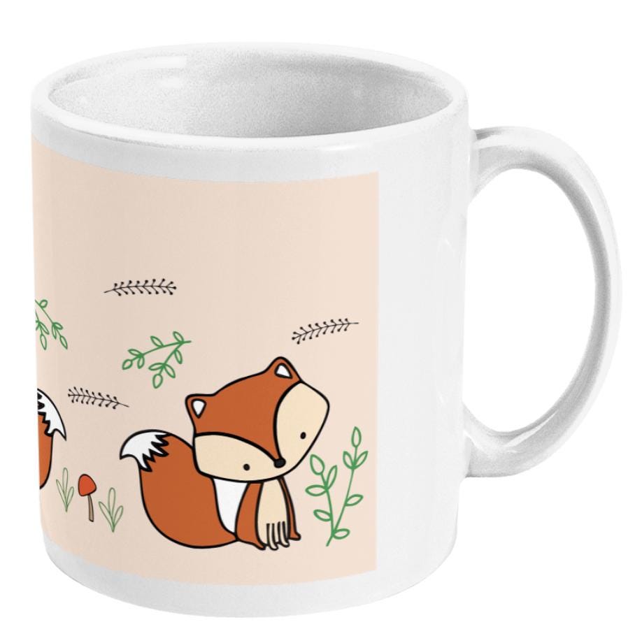 Editable FOXY Printable Download for Mugs AI, PNG Dye Sublimation,fox ...